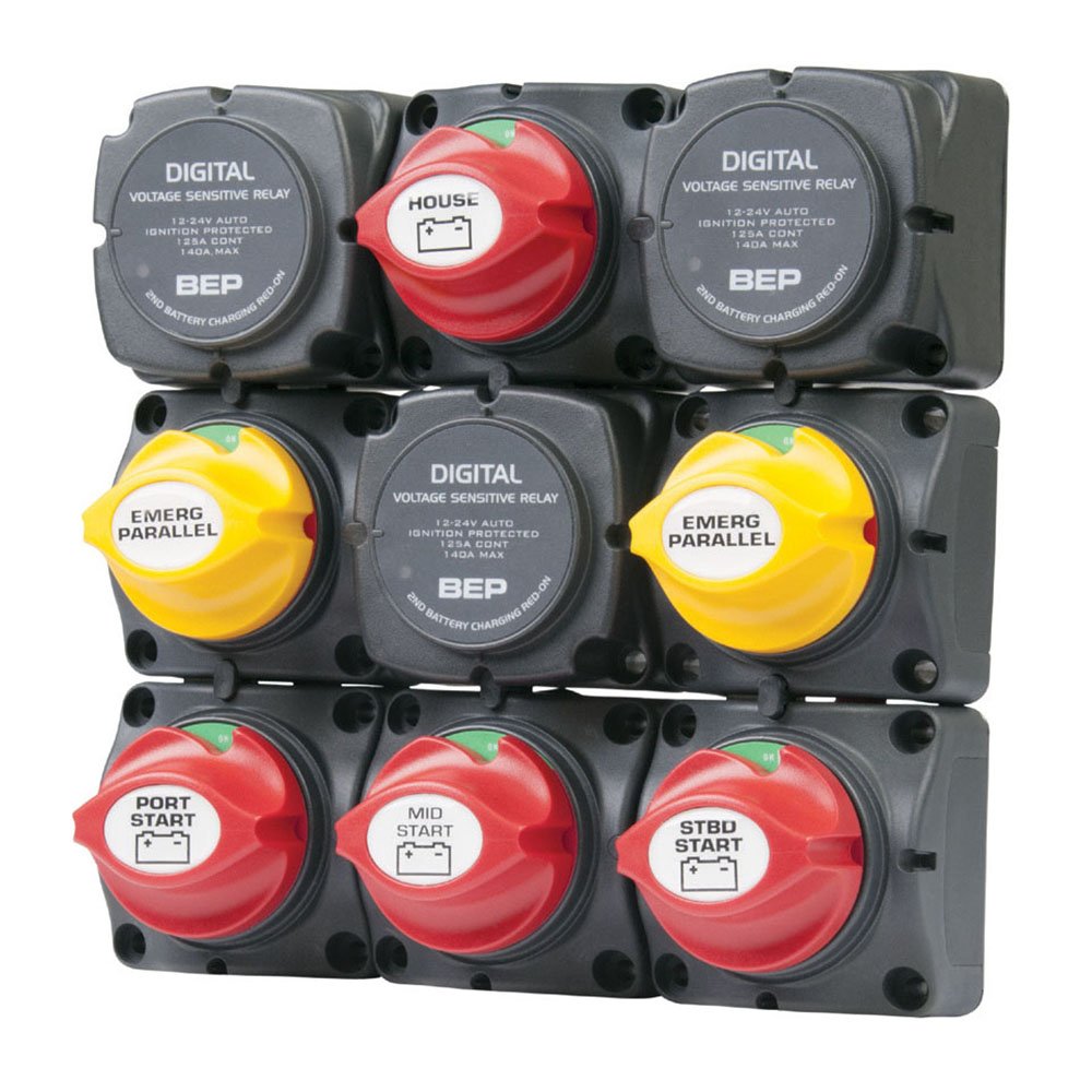 BEP Battery Distribution Cluster For Triple Outboard Engine With FOUR ...