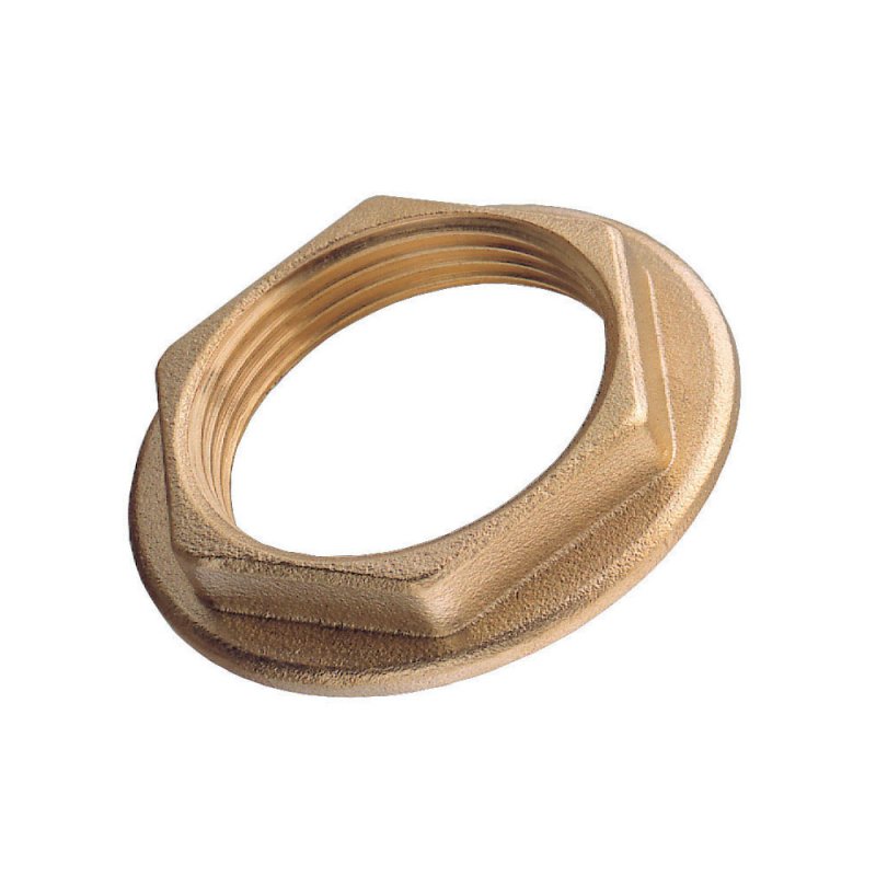 Brass Flanged Lock Nut Light Series 1" : Barrus