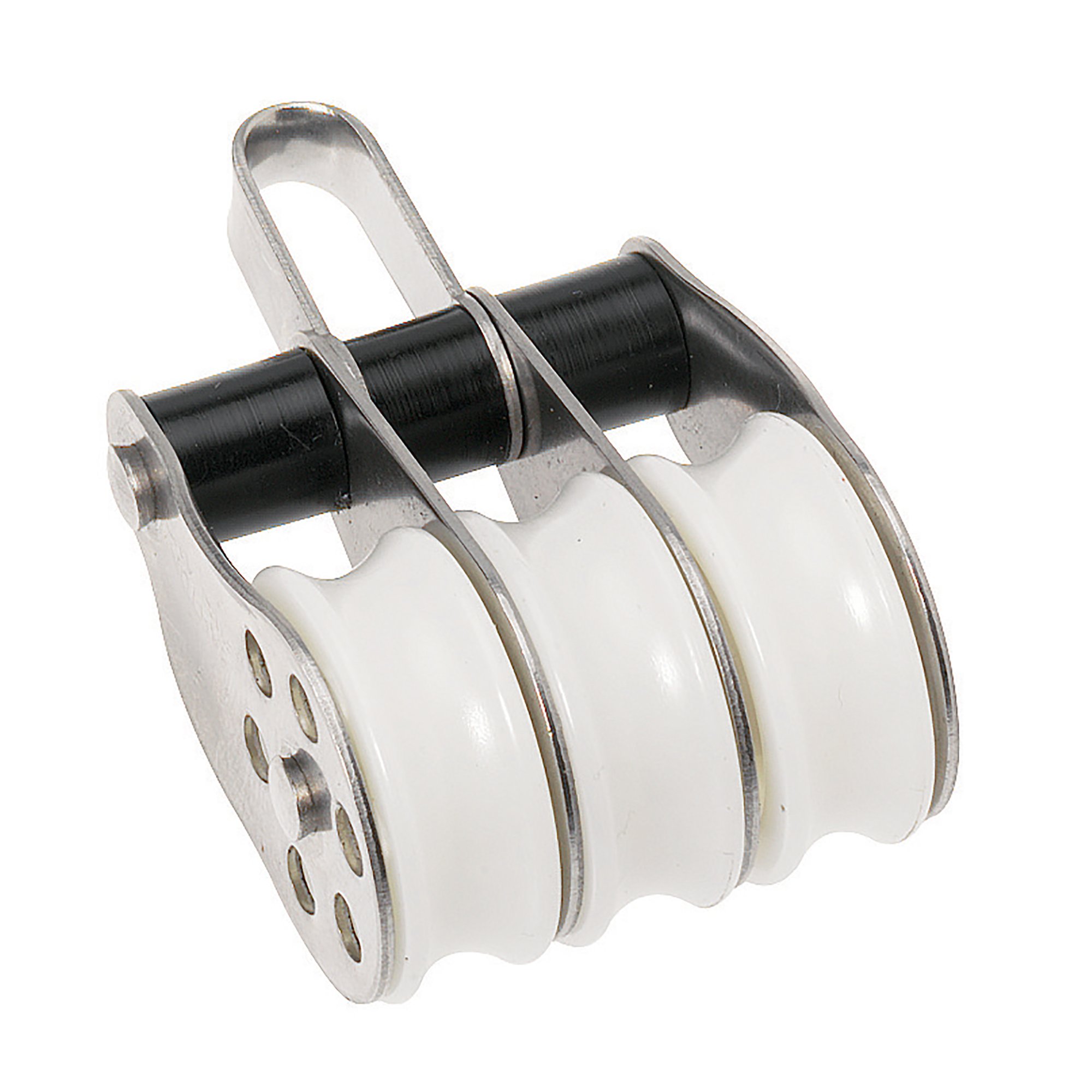 Barton Marine 45 mm Stainless Block - Triple, Fixed Eye : Barrus