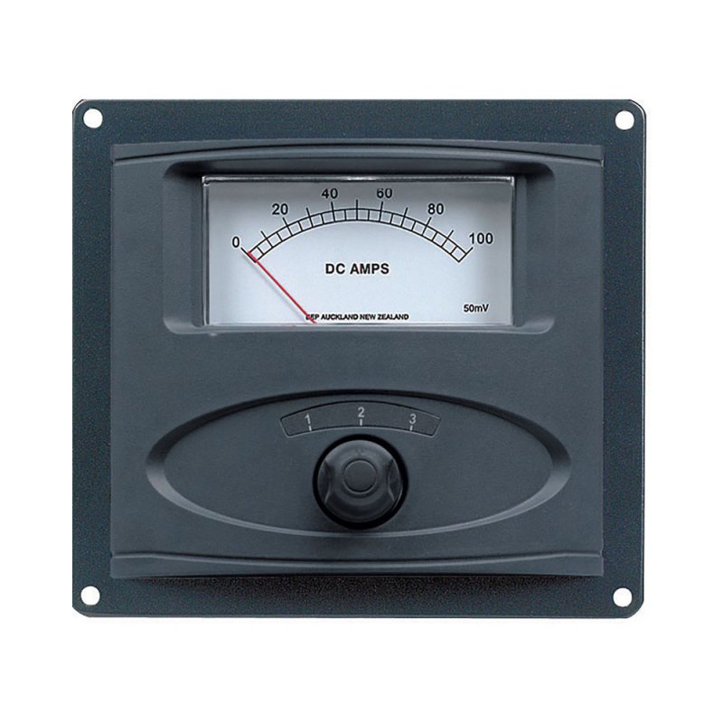 BEP Analog DC Ammeter Panel Mount Up To 3 Inputs 0-150A Includes 1X ...