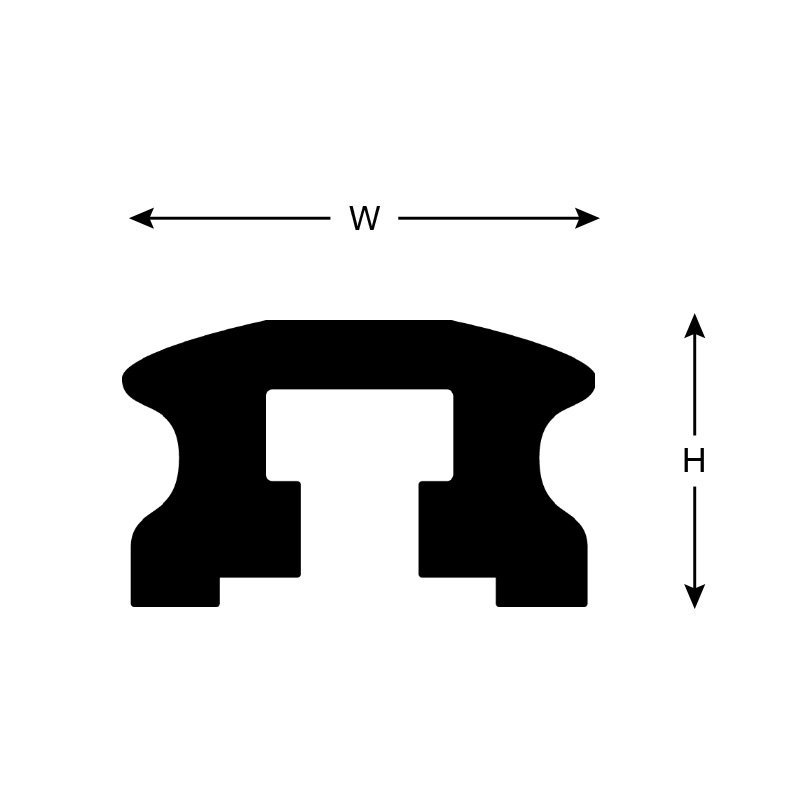 Barton 20mm Sliding Bolt Track Per Meter : Barrus