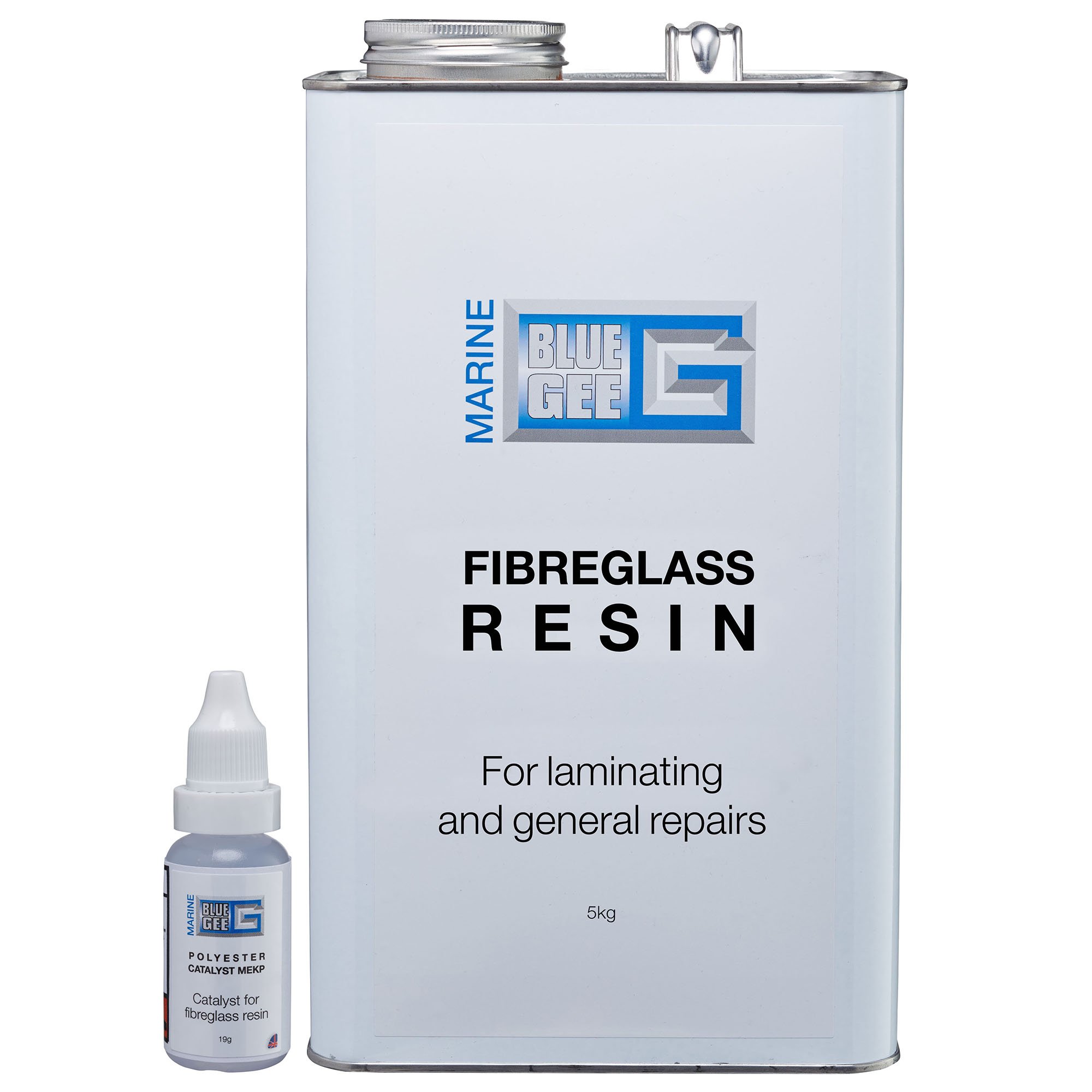 Blue Gee Fibreglass Resin & Catalyst Kits : Barrus