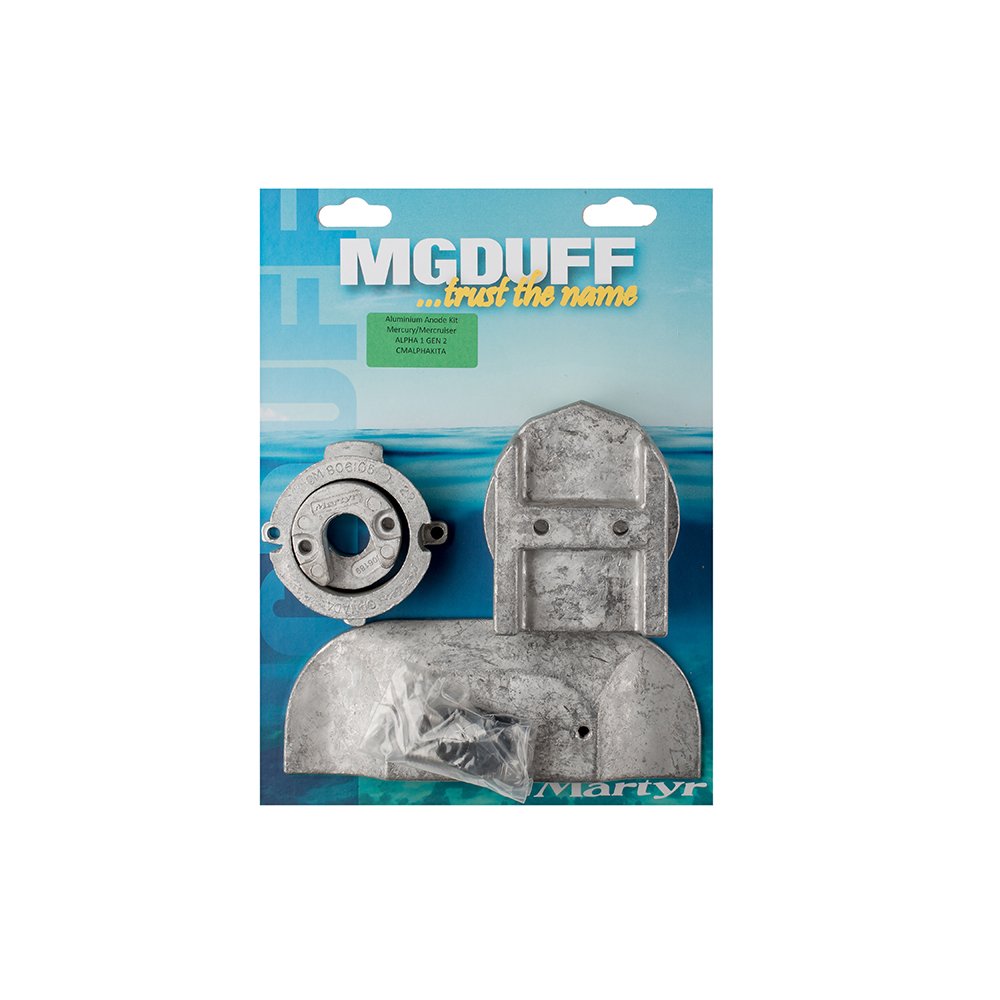 MG Duff CMALPHAKITA Mercruiser Stern Drive Aluminium Anode Kit : Barrus