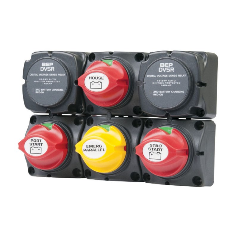 BEP Battery Distribution Cluster For Twin Outboard Engine With Three ...