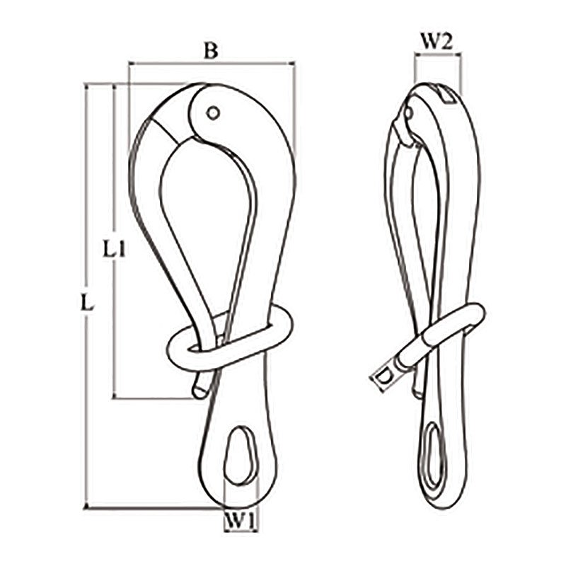 Pelican Hook With Eye : Barrus