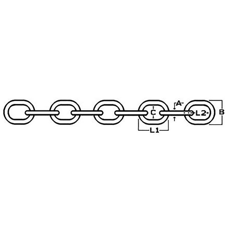 Talamex Chain - Short Link Din 766 : Barrus